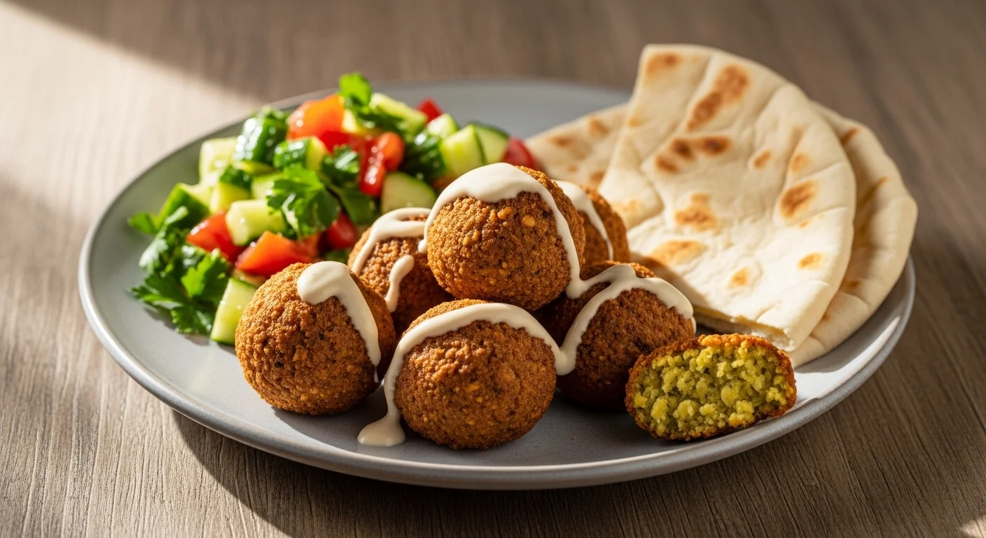 How to Make Crispy Falafel Without Frying - Feast Ideas
